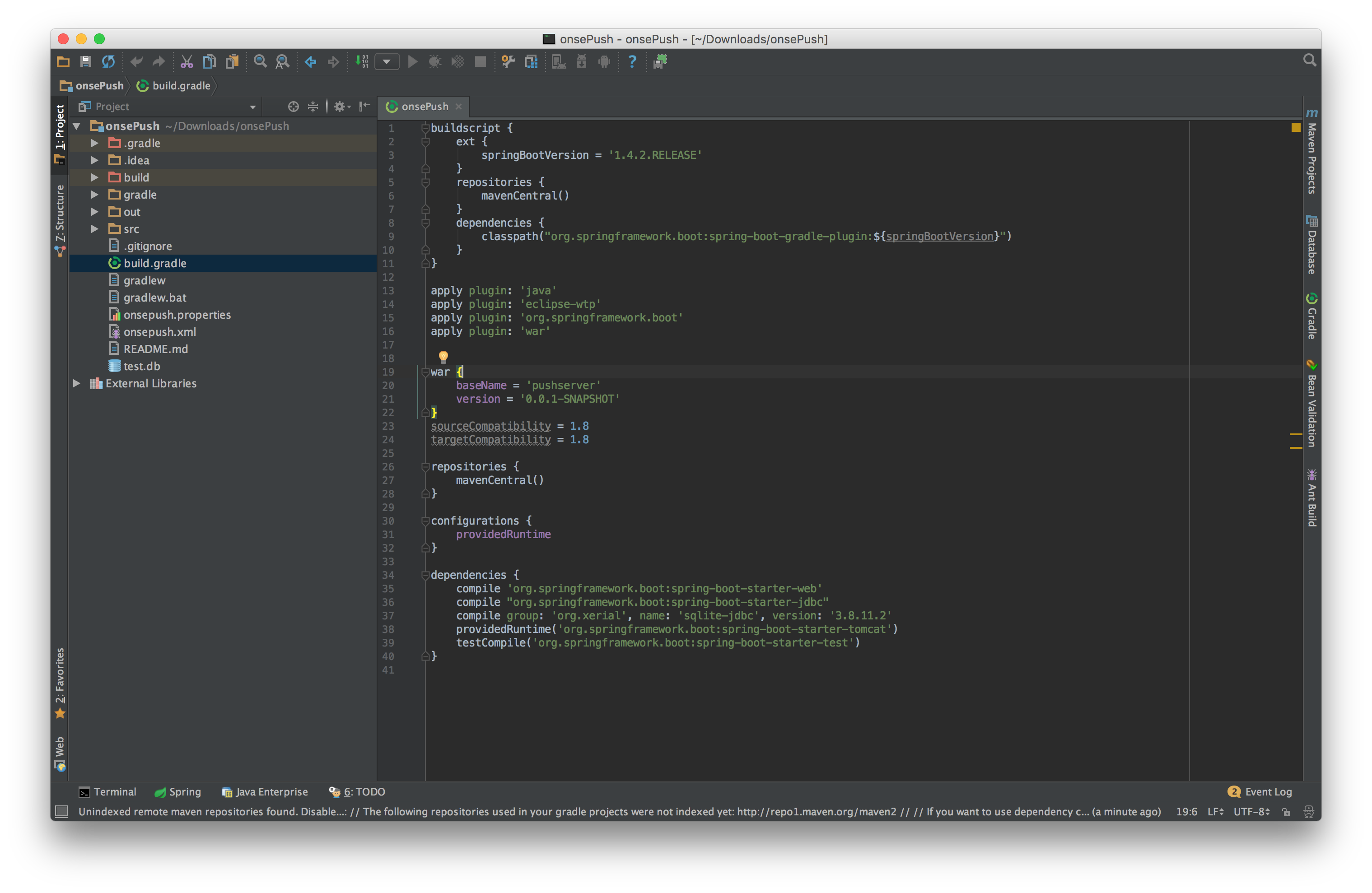 Gradle 기반 Spring 프로젝트 IntelliJ에서 임포트와 실행하기 · GitHub